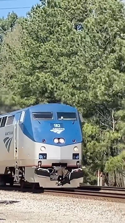 Amtrak 79 Speeds Past with a Very Nice Crew - YouTube