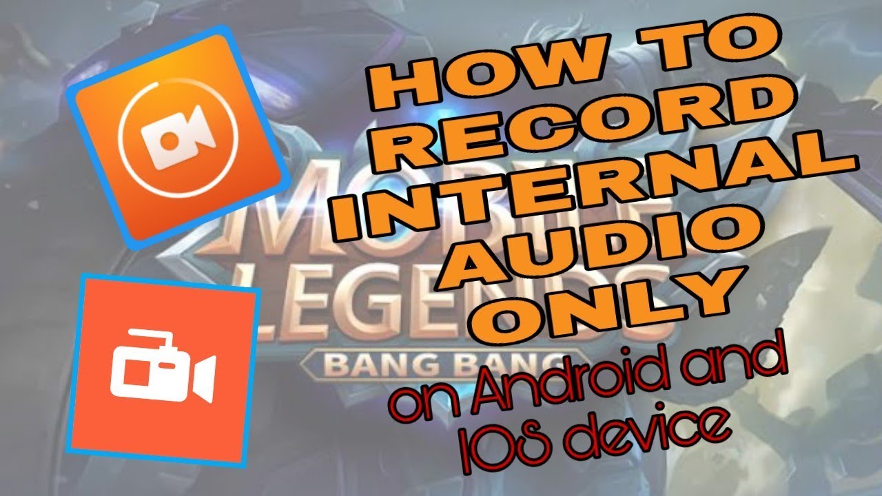 TUTORIAL ON HOW TO SCREEN RECORD AUDIO ONLY ON ANDROID AND IOS DEVICE ...