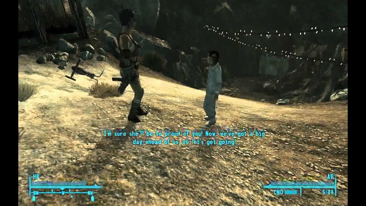 Fallout 3 - Enslaving a Kid! - YouTube