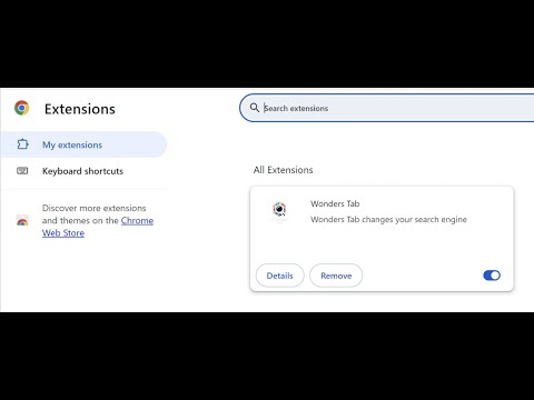 wonderstab.com (Wonders Tab) redirects - how to remove? - YouTube