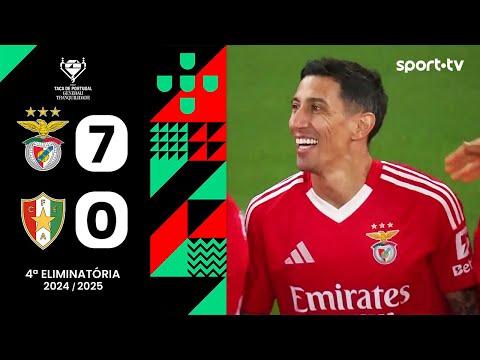 Resumo: Benfica 7-0 Estrela Amadora - Taça de Portugal | sport tv