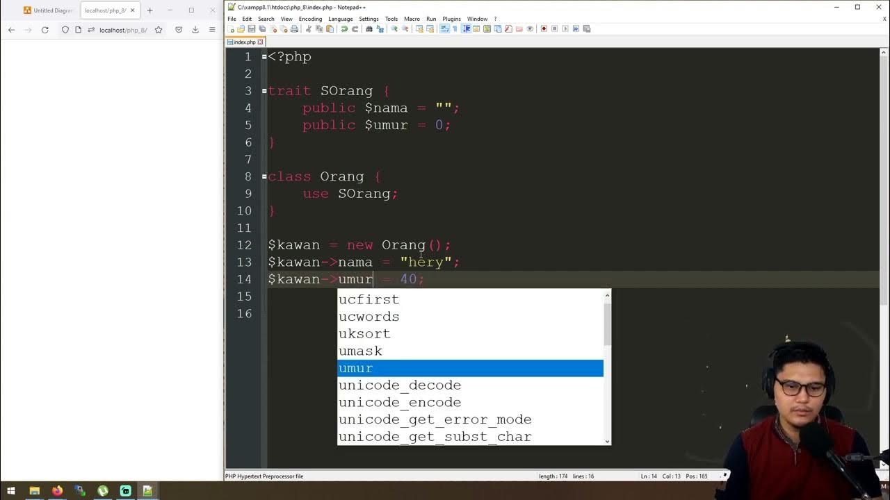 22. Asas PHP Trait Class - YouTube