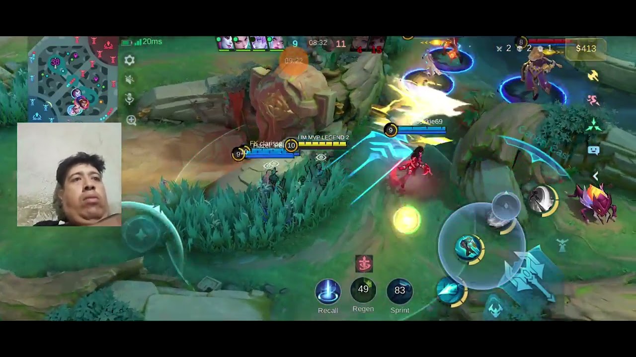 ML game-10 win streak.. Fredrinn mvp again.. clash to clash figth ...