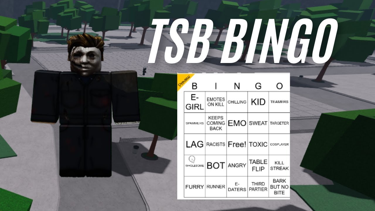100 subs special 🎉 TSB bingo - YouTube