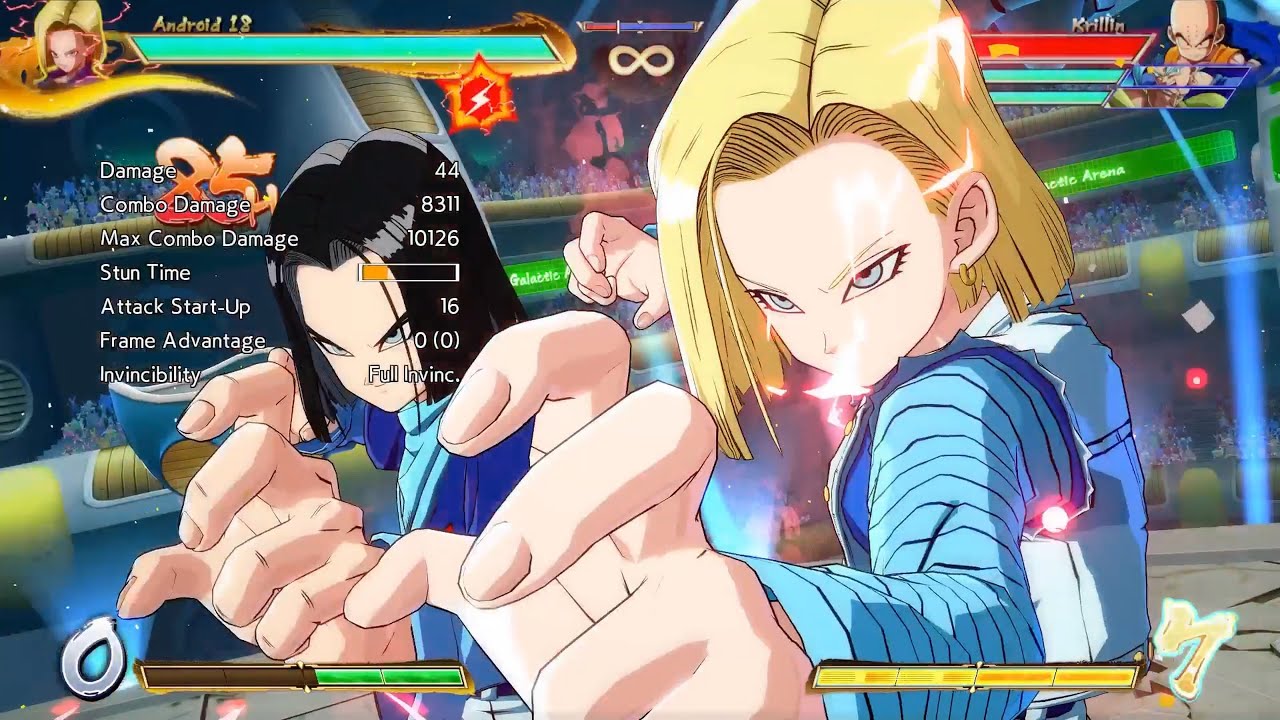 Android 18 Limit Break TOD Combo - DBFZ v1.33 - YouTube