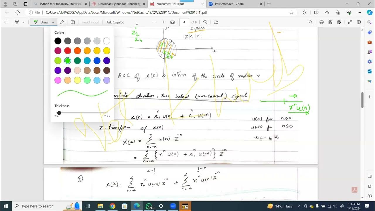 Z-Transform for Signal Processing (Lec-2 Continued) - YouTube