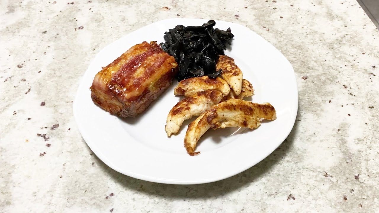 FARÇON AU FOUR AVEC CHAMPIGNONS ET POULET - YouTube