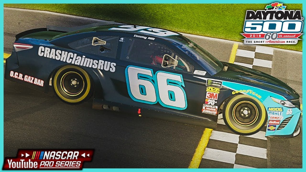 NASCAR YouTube Pro Series Round 1 at Daytona | In-Car windVOW8820 - YouTube