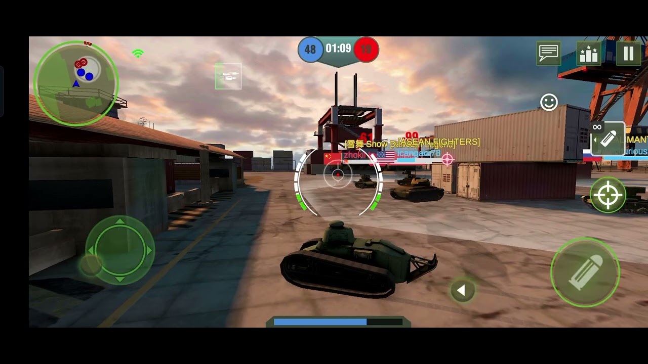 War Machine Tank Battle Game Play. - YouTube