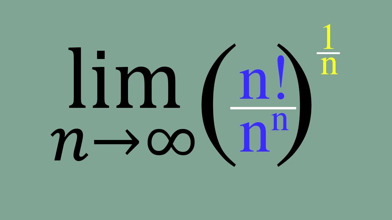 A nice limit with a trick. - YouTube