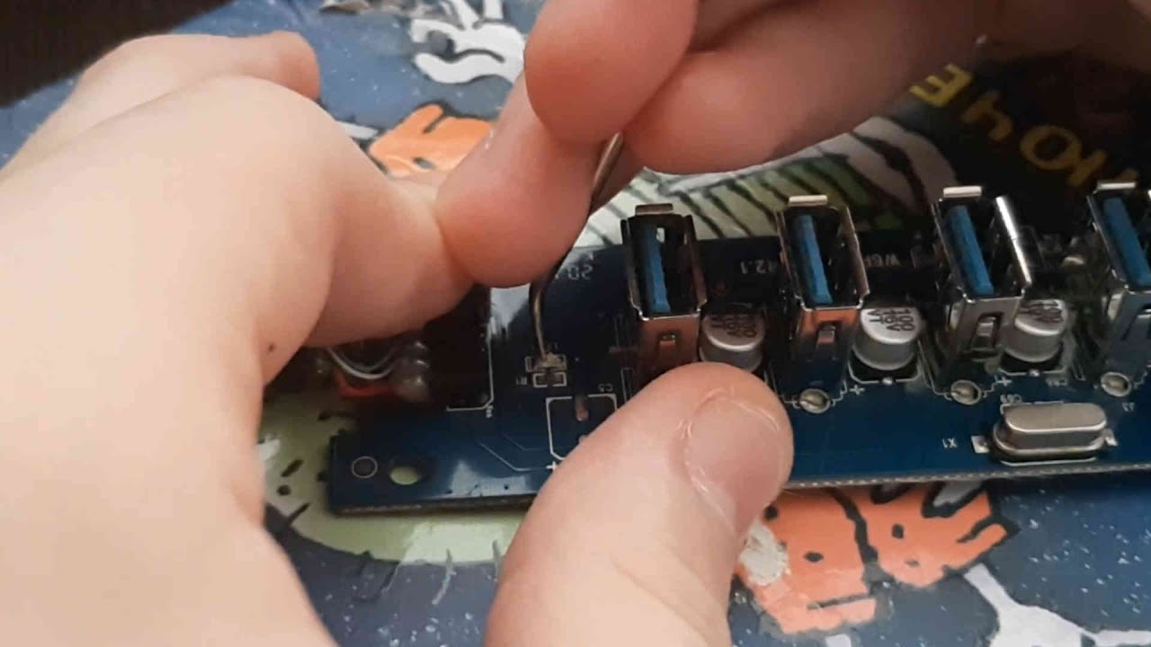 "fixing" my $15 USB hub - YouTube