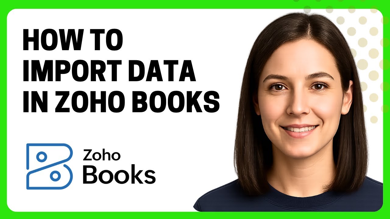 How to Import Data in Zoho Books - YouTube