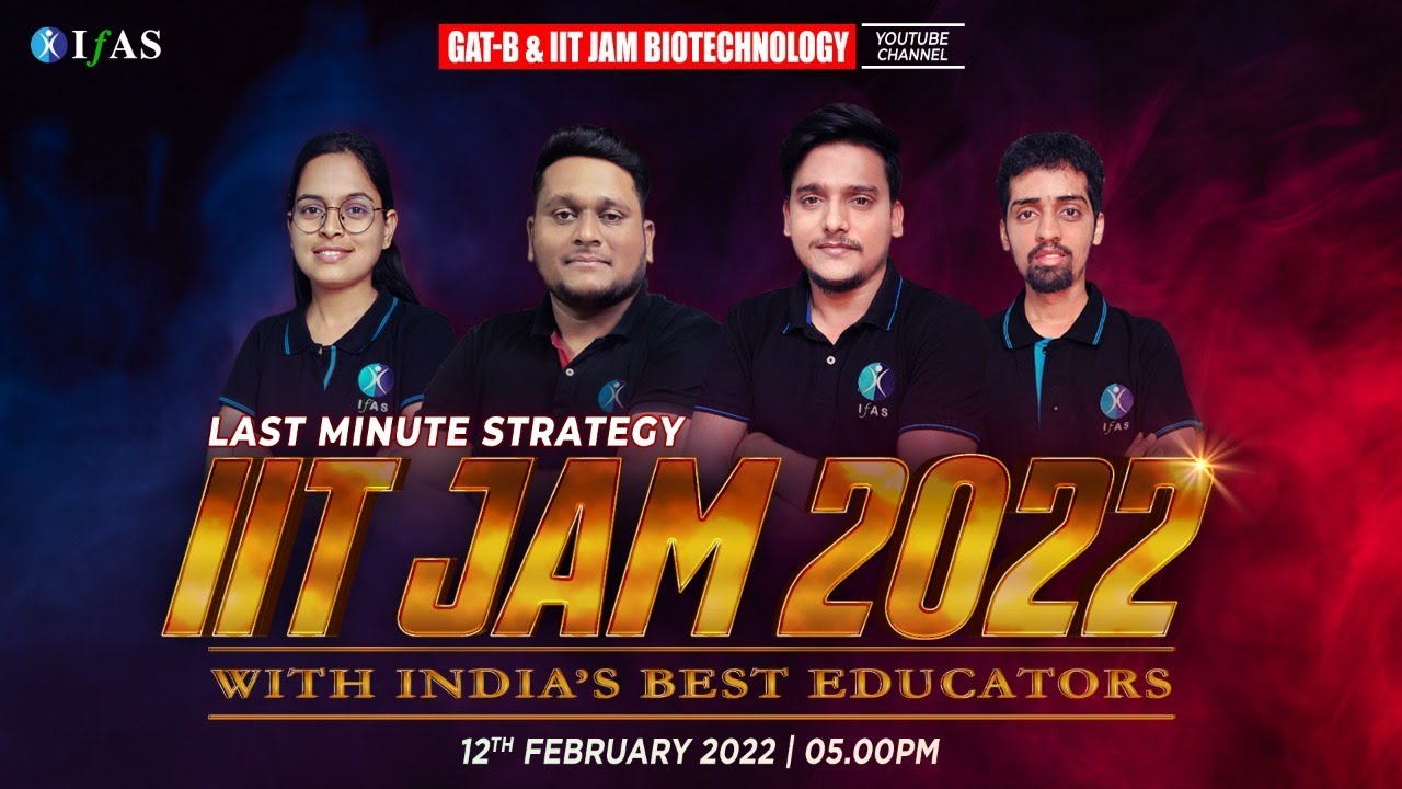 Last Minute Strategy | IIT JAM 2022 | - YouTube