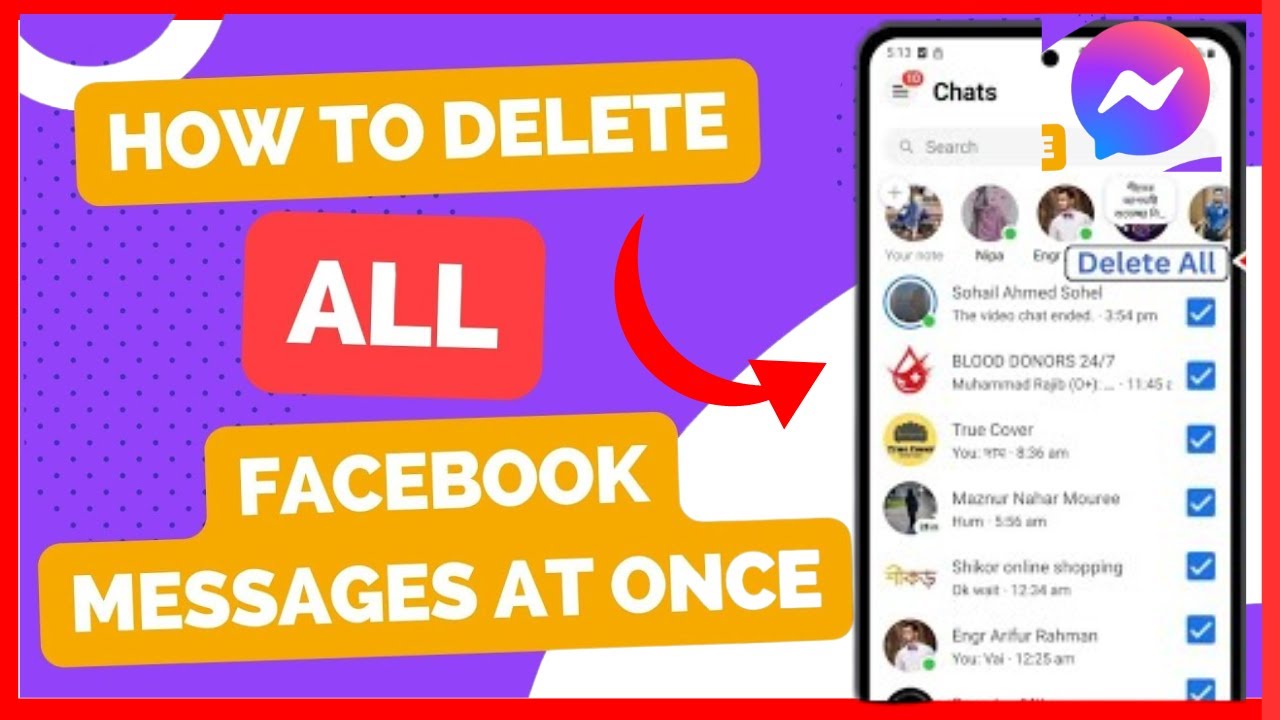 How to Delete All of Your Messages on Facebook Messenger at Once 2024 ...
