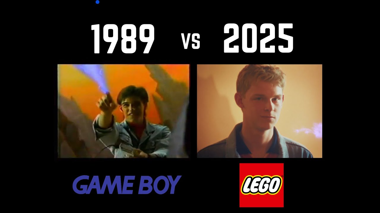 Game Boy VS LEGO Game Boy | 1989 VS 2025 Trailers - YouTube