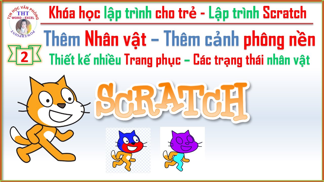 Học Scratch. Lập trình Scratch - Bài 2: Thêm Nhân vật trong Scratch ...
