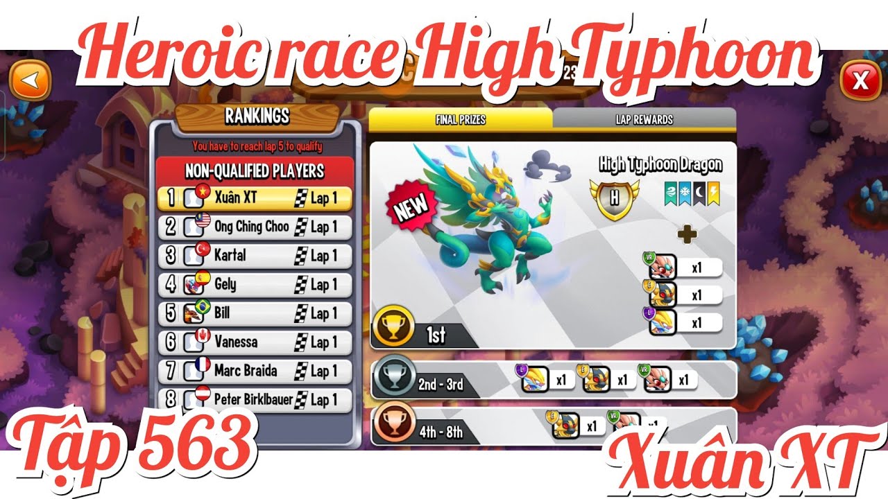 Heroic race high Typhoon Dragon. Đua heroic nhanh không tốn gem bằng ...