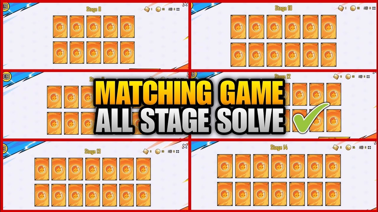 Matching Game Event All Stage Solved Complete Matching Game All Stages ...