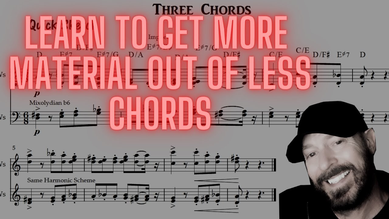 Learn To Get More Material Out of Less Chords - YouTube
