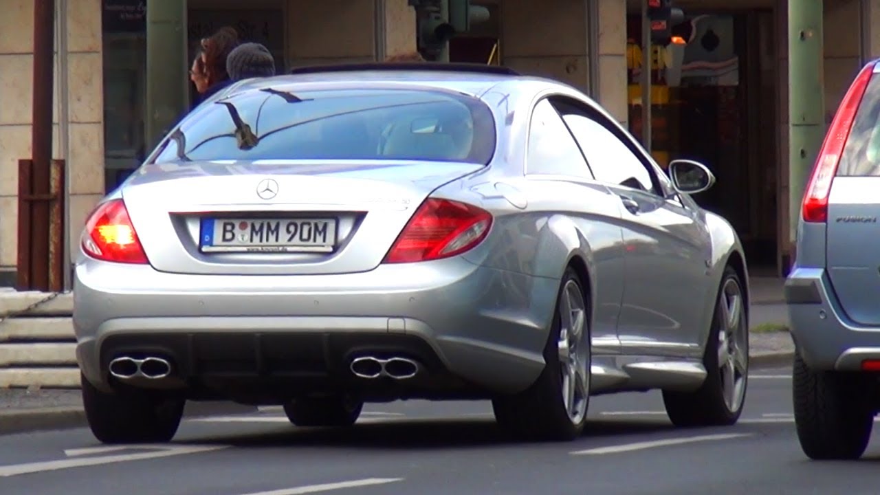 Mercedes CL 65 AMG Sound V12 Biturbo Exhaust Benz CL65 - YouTube