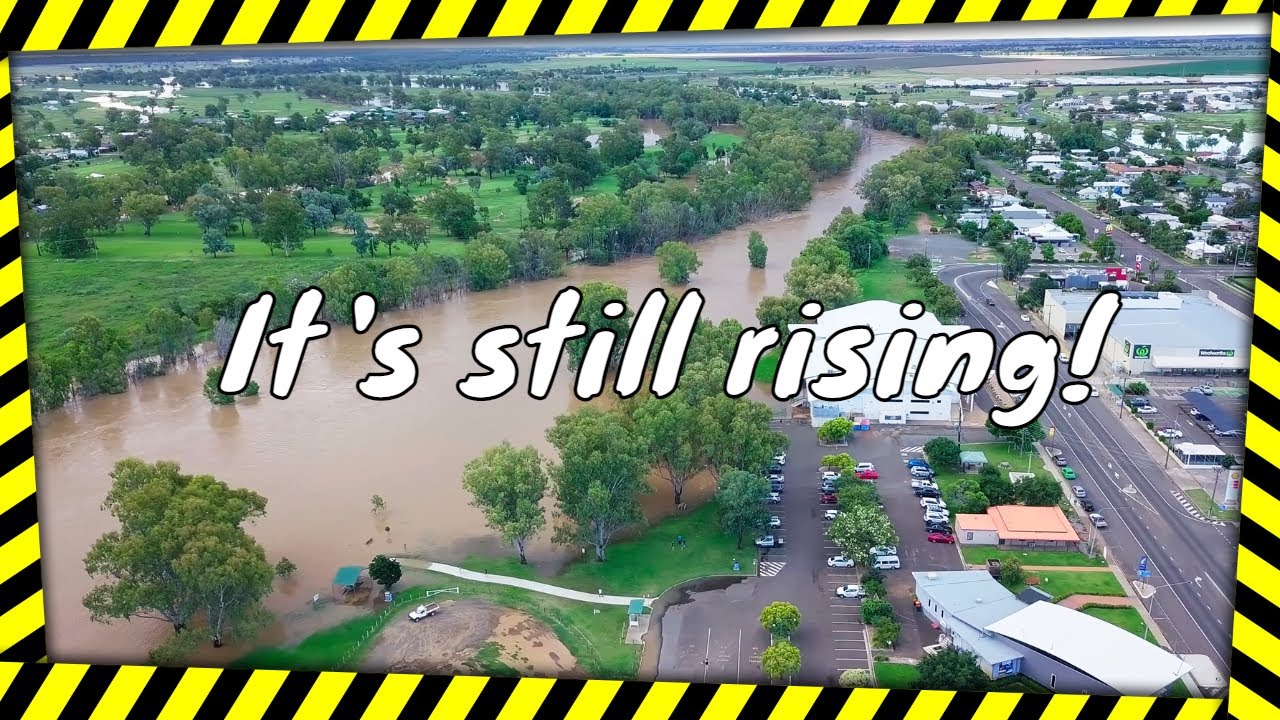 2nd Flyover Narrabri Floods 2021 - YouTube
