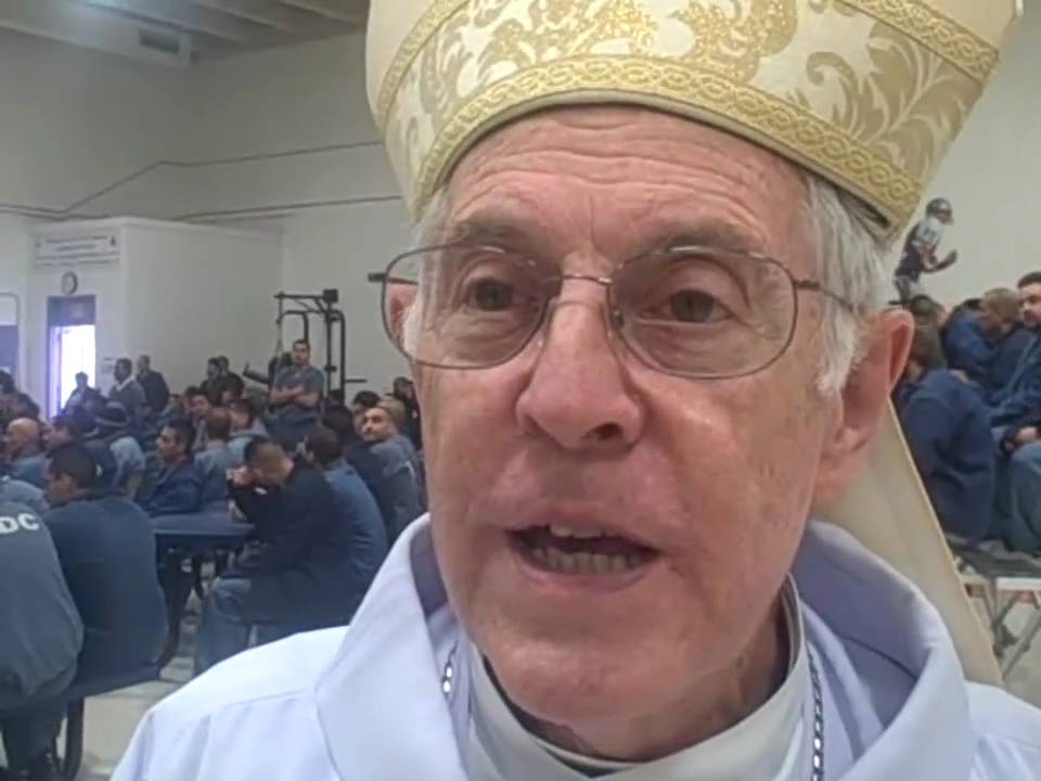 Prison crucifix given to Catholic Church - YouTube