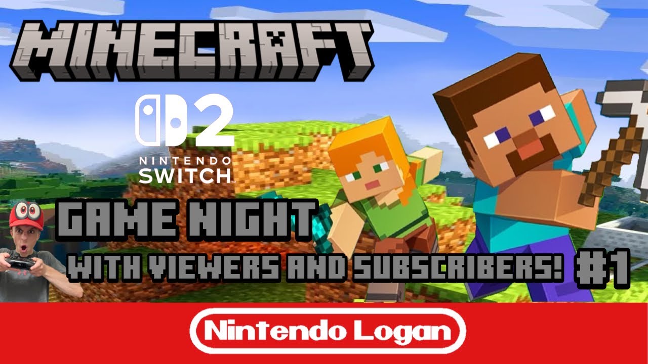 Minecraft Game Night with Viewers and Subscribers! #1 (Nintendo Switch ...