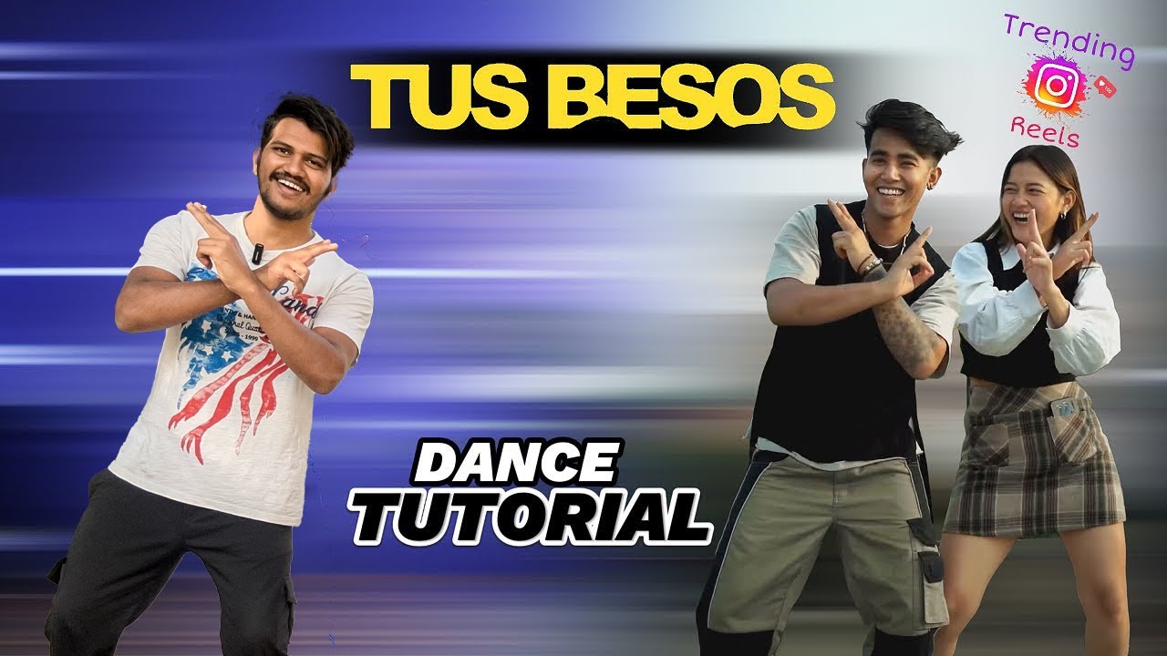 Tus Besos (Remix) Trending Reels Dance Tutorial | Freebot | Shivam Dance Academy - YouTube