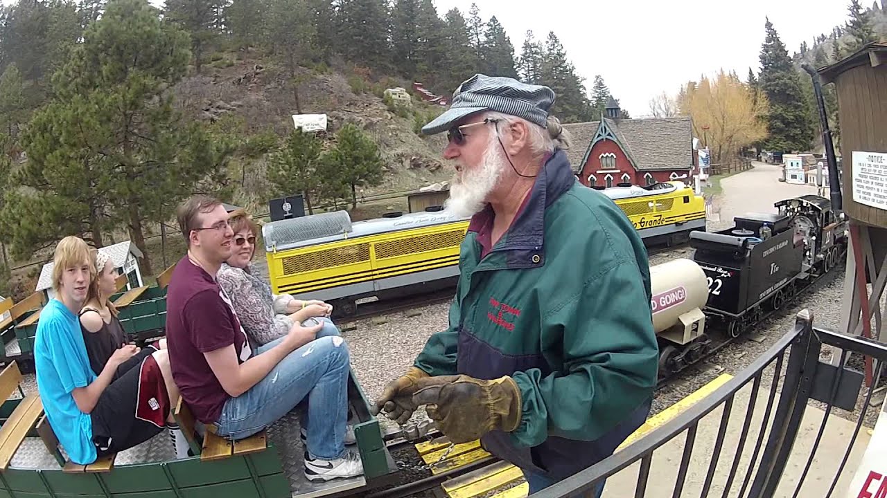 Tiny Town has a Gnome! Train Ride Before the Colorado Flood 2013 - YouTube