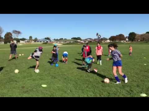 Junior Football. Tag game - YouTube