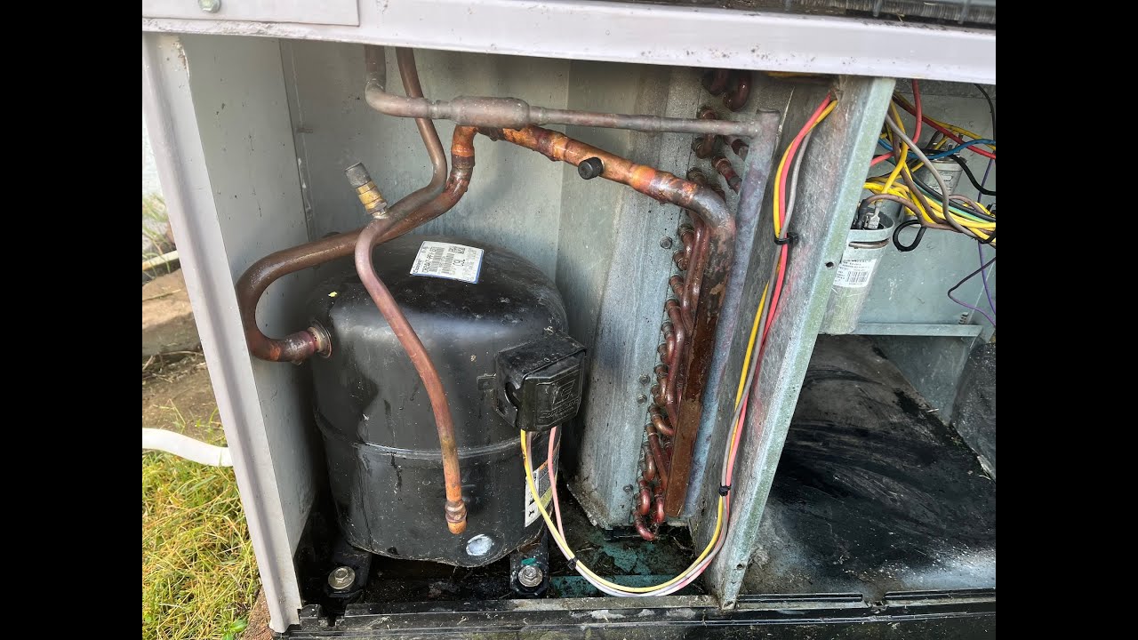 HVAC: Installing a used compressor in an R22 unit - YouTube