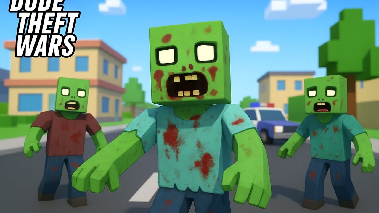 Zombies in dude Theft wars - YouTube