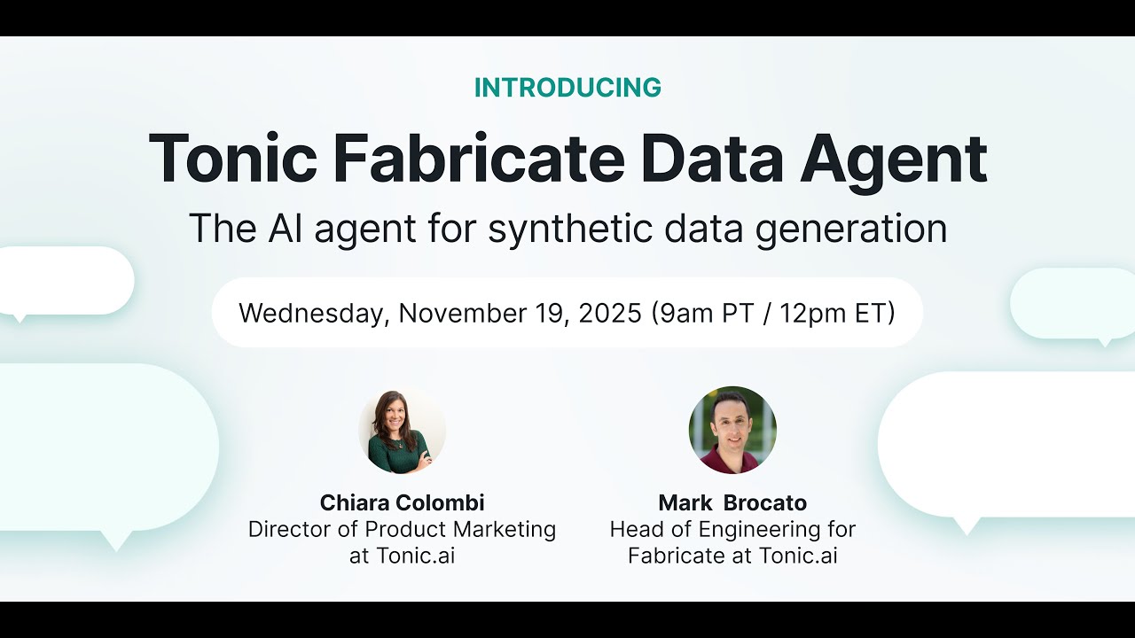 Introducing the Fabricate Data Agent: the AI agent for synthetic data ...