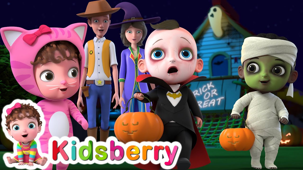 Trick or Treat | Halloween Song | Kidsberry Nursery Rhymes & Baby Songs ...