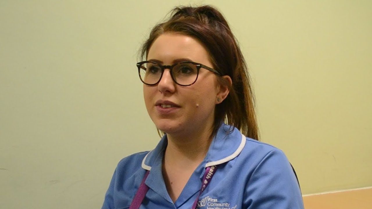 Megan Reid on community nursing | First Community Health and Care - YouTube