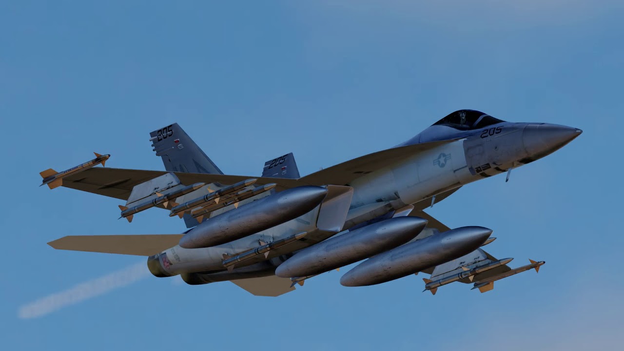 F-18F With Top Gun Scene - YouTube
