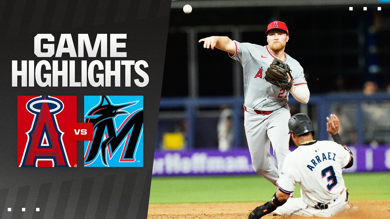 Angels vs. Marlins Game Highlights (4/1/24) | MLB highlights - YouTube