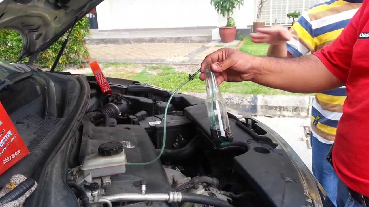 Tutorial OilyMan Engine Decarbonizer - Nissan Murano - YouTube