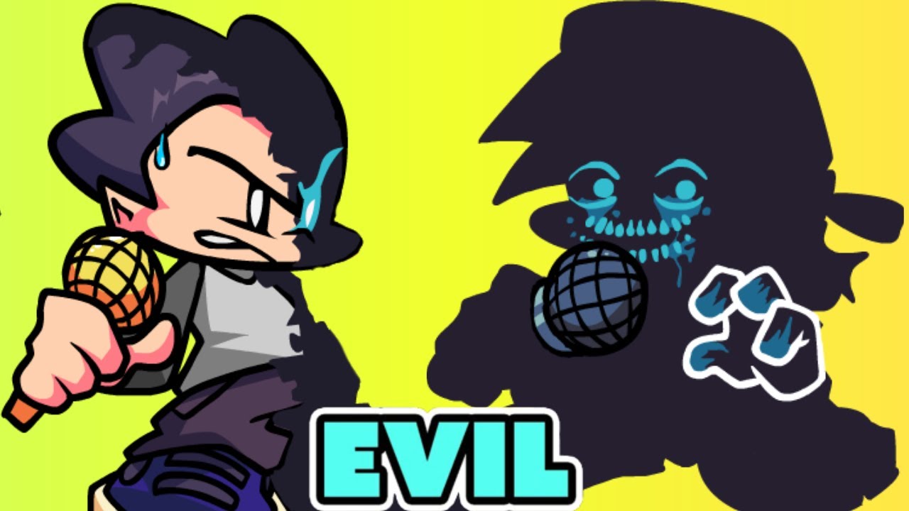 FNF CORRUPTION B SIDES' mod PICO vs EVIL BOYFRIEND [REMASTERED] - YouTube