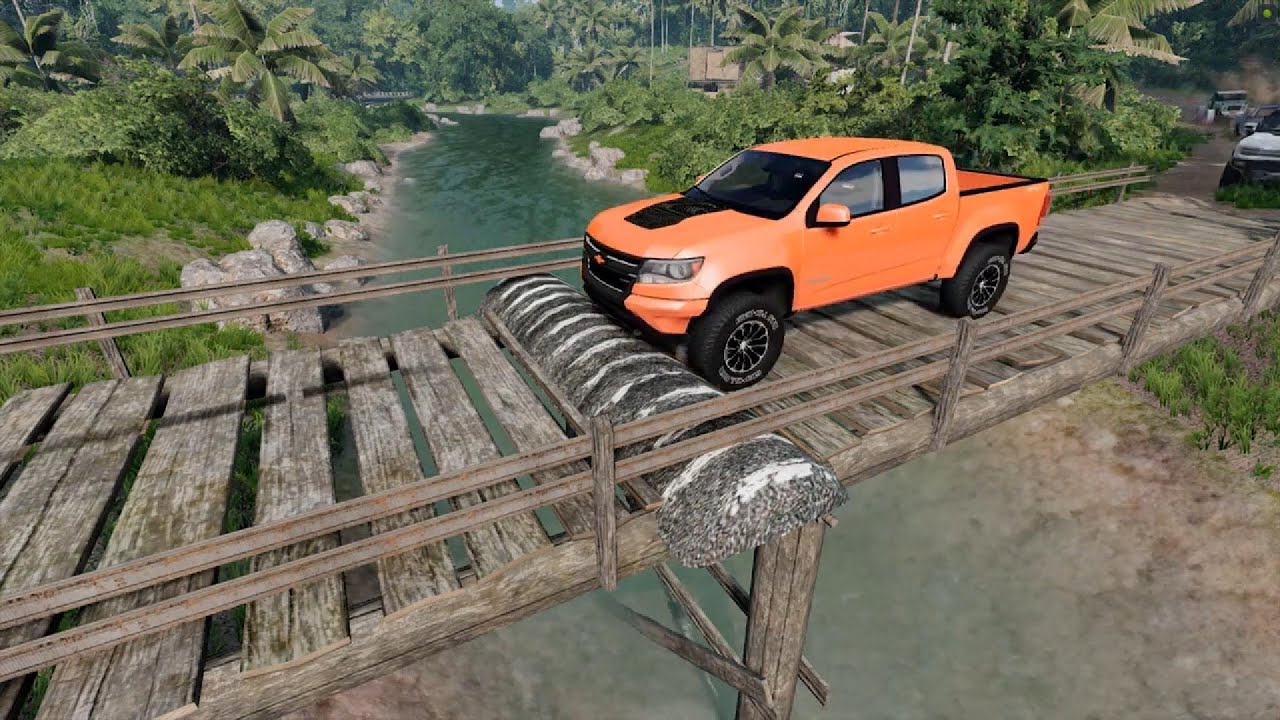 Cars vs Massive Speed Bumps #36 - BeamNG.drive | BeamNG-Cars TV live 4 - YouTube