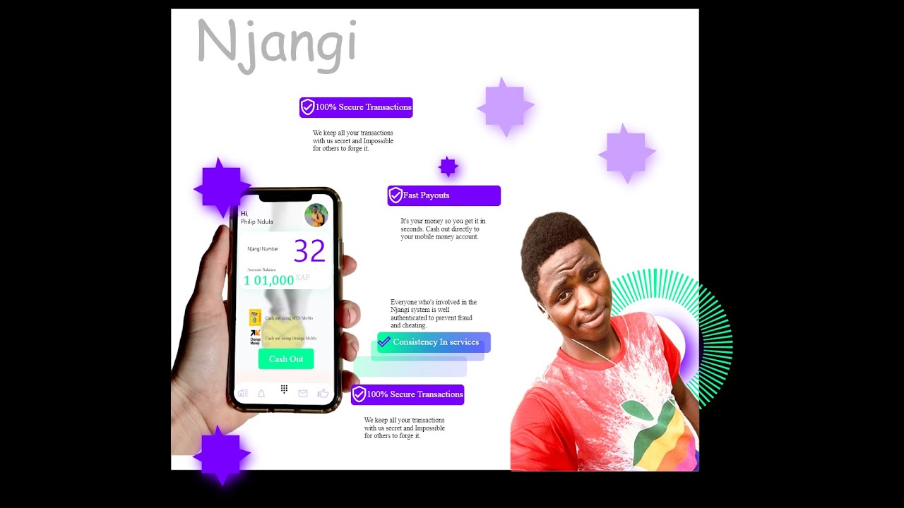 Njangi Website Project Mockup part 1 - YouTube