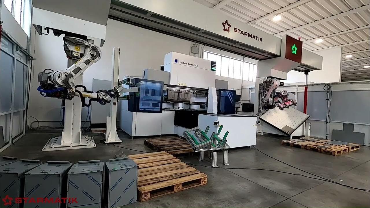 Fast loading/unloading panel bending system - Starmatik - YouTube