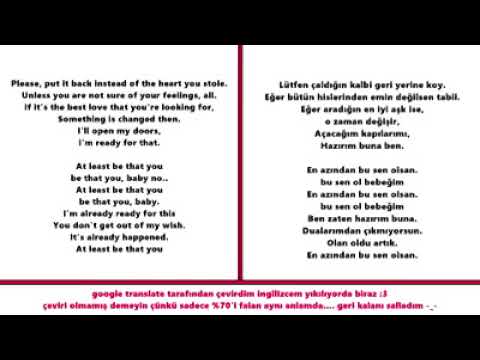 Aleyna Tilki - O sen olsan bari (İngilizce Cover)