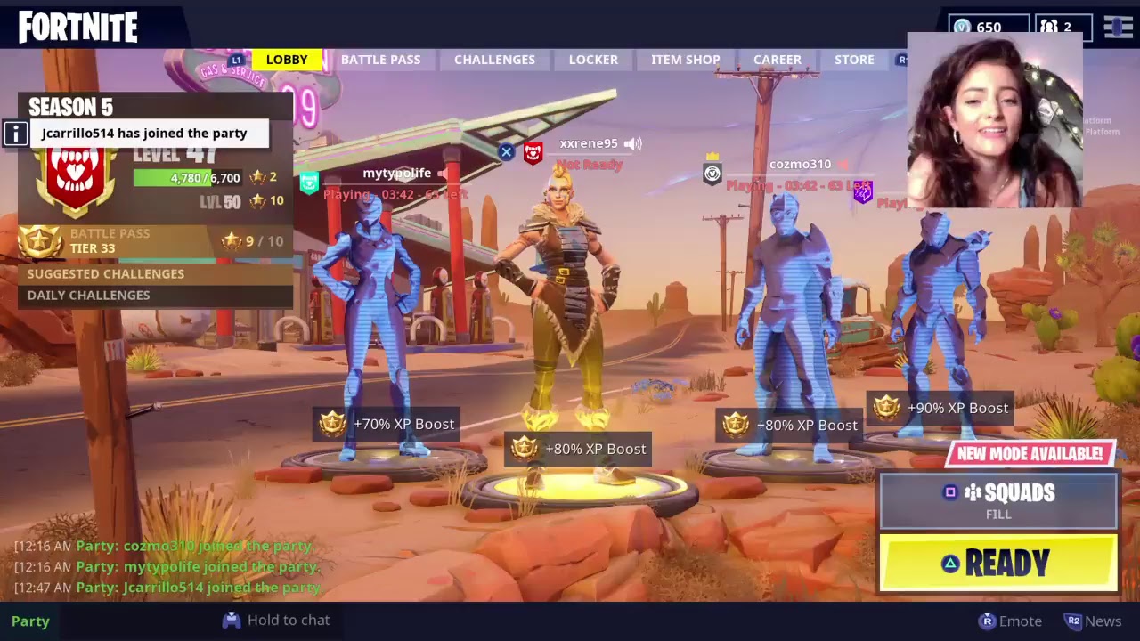 GIRL GAMER PLAYING DUOS & SQUADS - Fortnite Battle Royale - YouTube