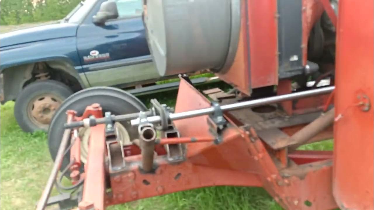 PTO Setup on homemade tractor. - YouTube