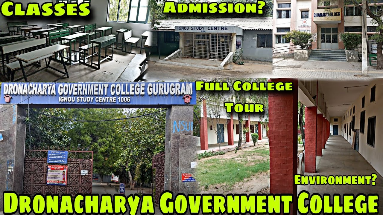 Dronacharya Government College Tour!! Full College Tour!! Dsd College ...