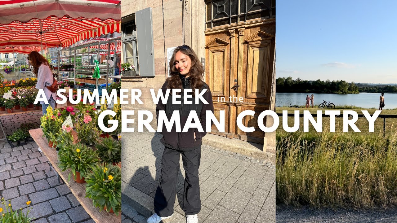 a summer week in the 'german countryside' - YouTube