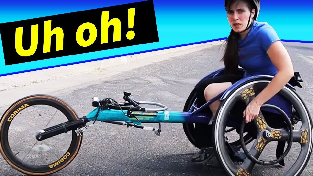Amputee Racing Wheelchair! Wheeeeee! ♿ - YouTube