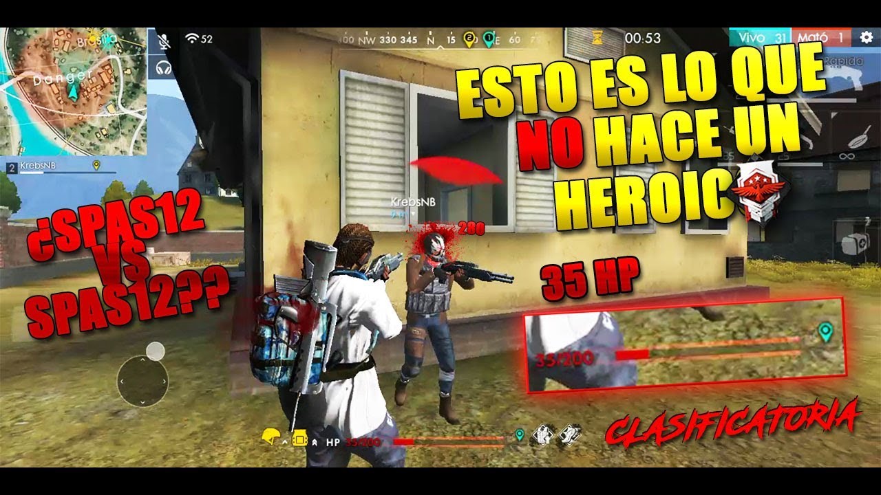Así NO Juega un Heroico!! ×CLASIFICATORIA× // FREE FIRE - YouTube