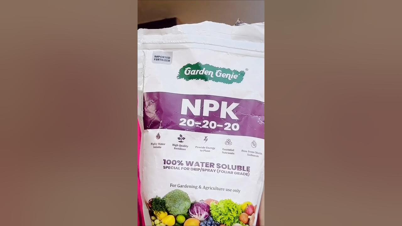 NPK Fertilizers: Benefits and How to Use Them for Healthy Plants #nachu #syntheticfertilizer # ...